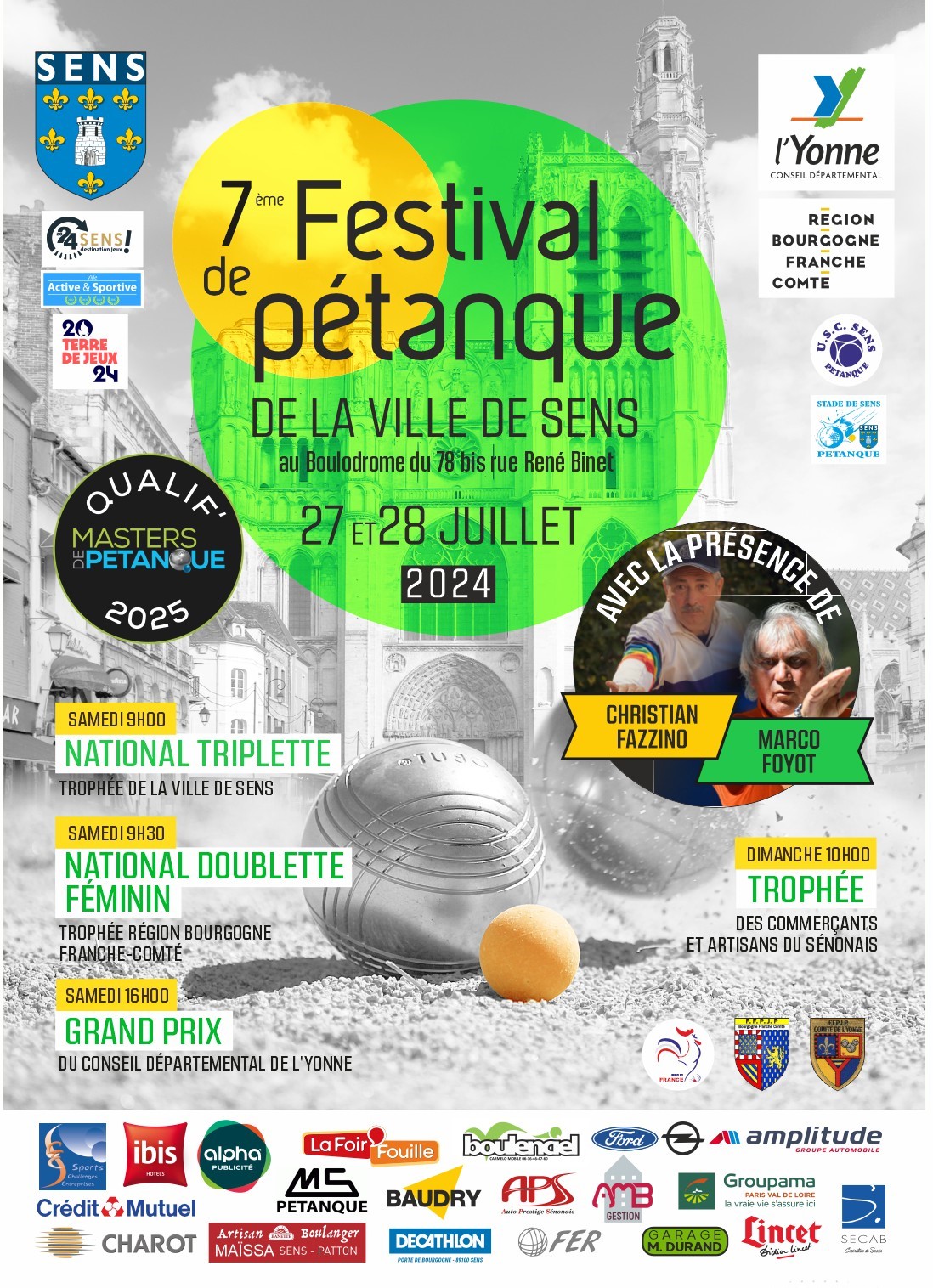 Festival de Sens et National d’Auxerre 2024 – Pétanque Bourgogne ...